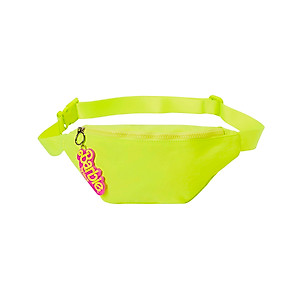Spirit Halloween Barbie the Movie Green Fanny Pack | Officially Licensed | Barbie Accessories | Halloween Costumes | Neon Belt Bag | Official Barbie