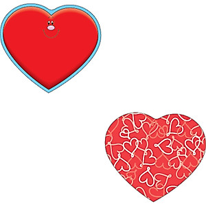 Carson Dellosa Education Hearts Mini Colorful Cut-Outs, 3-inch x 3-inch, 36pcs, Multicolor (120021)