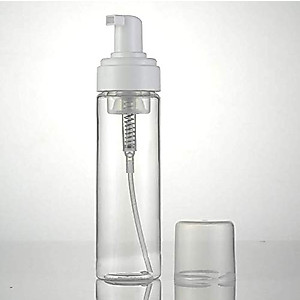2 Pack 150ml 5oz Empty Plastic Foam Dispenser Bottles Travel Foam Soap Bottles Dispenser Foaming Bottles Soap Dispenser Pump Bottles Travel Toiletries Bottles Cosmetic Container Jar