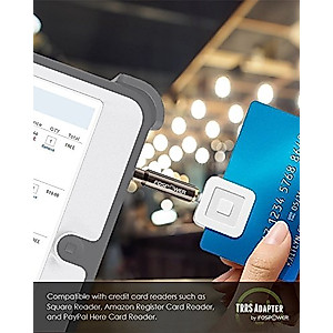 FosPower (1 Pack 3.5mm Male to Female Auxiliary Stereo Audio Headphone Jack AUX Adapter [4-Conductor TRRS | 24K Gold Plated Plug] for iPhone, Smartphones, Tablets, Speakers, Microphone & Card Readers