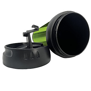 LaserGram 16oz Coffee Travel Mug, Killer Whale, Personalized Engraving Included (Green)