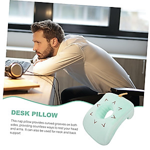 LALAFINA 2pcs nap pillow nap sleeping pillows donut pillow cushions slow rebound pillow face cradle pillow eye surgery pillows cradle cushion pillow neck pillow Memory Foam office desk
