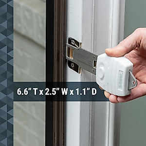 SABRE Home & Away Personal Safety Kit Pepper Spray with QuickRelease Safety Keychain, Portable Door Lock with Travel Bag, Max Strength, TSA Approved Travel Door Lock, 0.54 fl oz