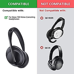 Aiivioll- Replacement Earpads/pad/Pad Set/Ear Cushion Compatible with Bose Soundbar 700 Noise Cancelling Headphones (White)