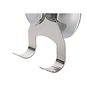 Suction Cup Hooks for Shower Squeegee, Glass Doors, Bathroom, Window and Car Glass, Kitchen - Towel, Coat, Bath Robe Hook Holder (2 Pack) (Size 1)