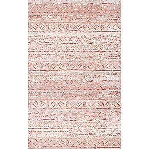 nuLOOM Transitional Moroccan Hattie Area Rug, 4' x 6', Pink