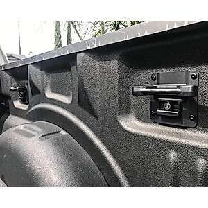 F150 F250 F350 Boxlink Tie Down Anchors Cleats Bed Tie Downs for Ford 2015-2021, Replaces for Ford FL3Z-99000A64-B Bed Cleats Box Link Kit (4 Pack)