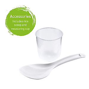 Panasonic SR-ZC075K 4-Cups (Uncooked) Rice Cooker & Multi-Cooker, White