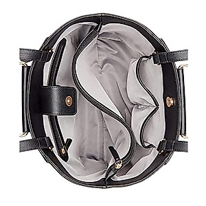 I.N.C. Women`s Ajae Bangle Crochet Tote (Black, One Size)