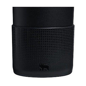 STANLEY Quencher Boot and Straw Cover Cap | Anti-Slip Silicone Protector for 40 oz Tumbler with Handle | Accessory Set for Stainless Steel Drinking Cup | Black