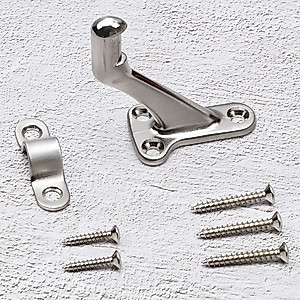 Triumph Hardware,3 Pack,3" Heavy Duty Handrail Bracket Brushed Nickel,stair railing bracket
