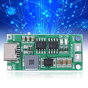 Walfront DDTCCRUB Battery Charger Module 2S‑2A Li‑ion Battery Charger Board Step Up Boost Battery Charger Module