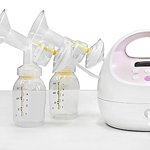 Maymom Flange Adapter Compatible with Spectra S1, Spectra S2, Compatible with Most Medela Breastshield and Bottles; Connects Between Maymom/Medela Breastshield and Spectra Backflow Protector