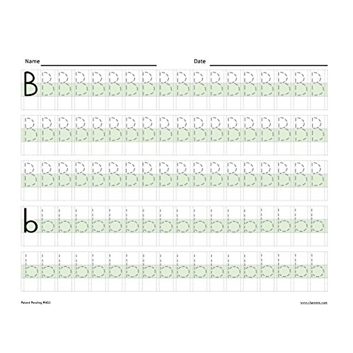Channie’s Easy Peasy Alphabet Tracing & Writing Pad, Practice Handwriting & Printing Workbook; 2-Pack Contains Total of 160 Pages Front & Back, 80 Sheets, Grades Pre-K - 1st, Size 8.5” x 11”, 2-Pack
