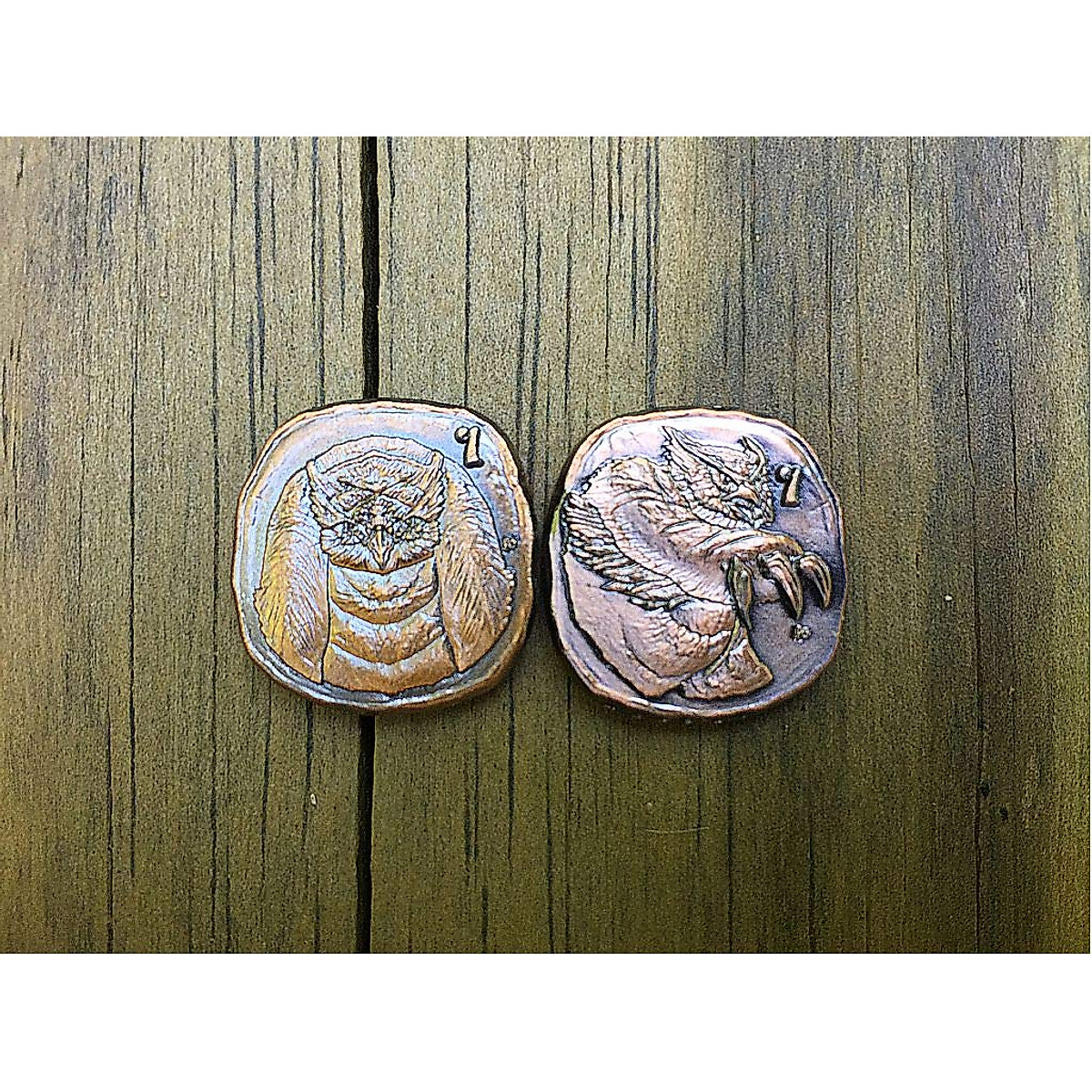 D&D Monster Adventure Coins (Set of 10 Metal Plated Novelty) RPG LARP