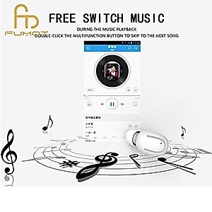 STech Air-i10 True Wireless Earbuds Bluetooth v5 Headphones, Waterproof, Incredible Stereo Hi-Fi Sound, 200H Standby, Auto Pairing, Auto Charging, Charging case (Black)