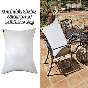 Patio Furniture Cover Airbag - Waterproof Inflatable Bag Swing Seat Inside Inflation Bag for Creating Dome Shaped Surface Under Cover (36" L x 47" W)