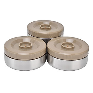 Insulated Food Jar, 67 oz Insulated lunch Containers for Hot Food, Adults Stainless Steel Leakproof 3 Layer Vacuum Insulated Barrel(Silver)