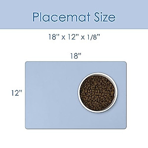 Personalized Pet Placemat, Marble Pattern Print, White, Grey, Rust, Custom Pet Feeding Mat, Machine Washable, 12" x 18", Pet Food Mat with Name by Multi Chic