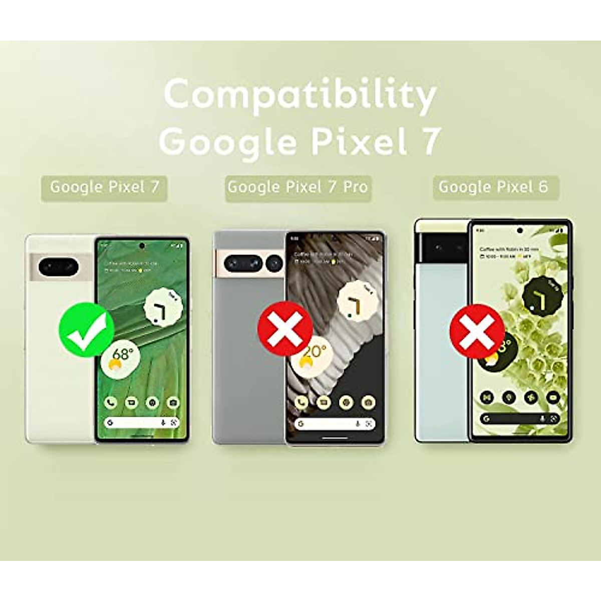 luolnh Pixel 7 Case,Google Pixel 7 Marble Glitter Brilliant Cute Design Soft Silicone Rubber TPU Bumper Cover Phone Case for Google Pixel 7 6.3 Inch(2022)-Green&Purple