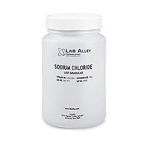 Sodium Chloride, Granular, USP Grade, Kosher, 100G