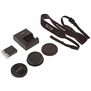 Canon EOS Rebel T7 18-55mm DC III Kit with Full HD Video Wi-Fi and NFC Kit (International Model) (Renewed)