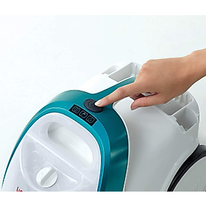 POLTI Vaporetto Smart 100 Steam Cleaner with Continuous Fill, Sanitize, Clean Floors, Carpets and Other Surfaces Adjustable High Power Steam Pressure Up to 58 PSI with 10 Accessories 2 Year Warranty