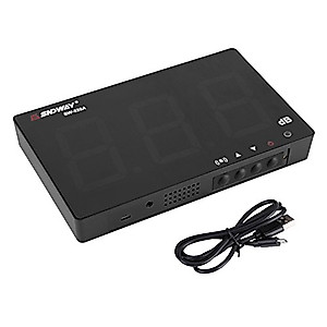 9.6'' Sound Level Meter Tester, 30~130db Sound Level Meter Tester, Large Screen LCD Display Wall Hanging Type Decibel Noise Measuring with Alarm (Sound Level Meter with Data Logger)