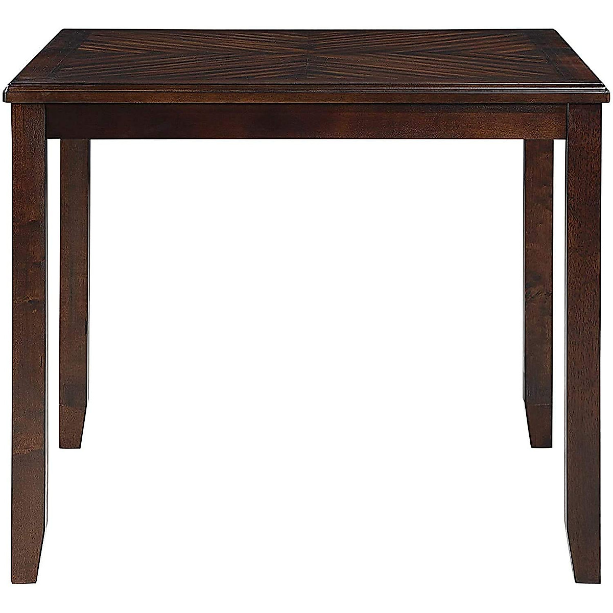 New Classic Furniture Gia 5-Piece Dining Table with Four Chairs, 42" Counter Set, Cherry