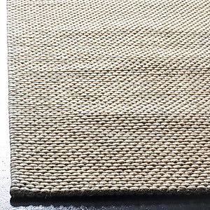 SAFAVIEH Natura Collection Accent Rug - 3' x 5', Beige, Handmade Wool, Ideal for High Traffic Areas in Entryway, Living Room, Bedroom (NAT801B)