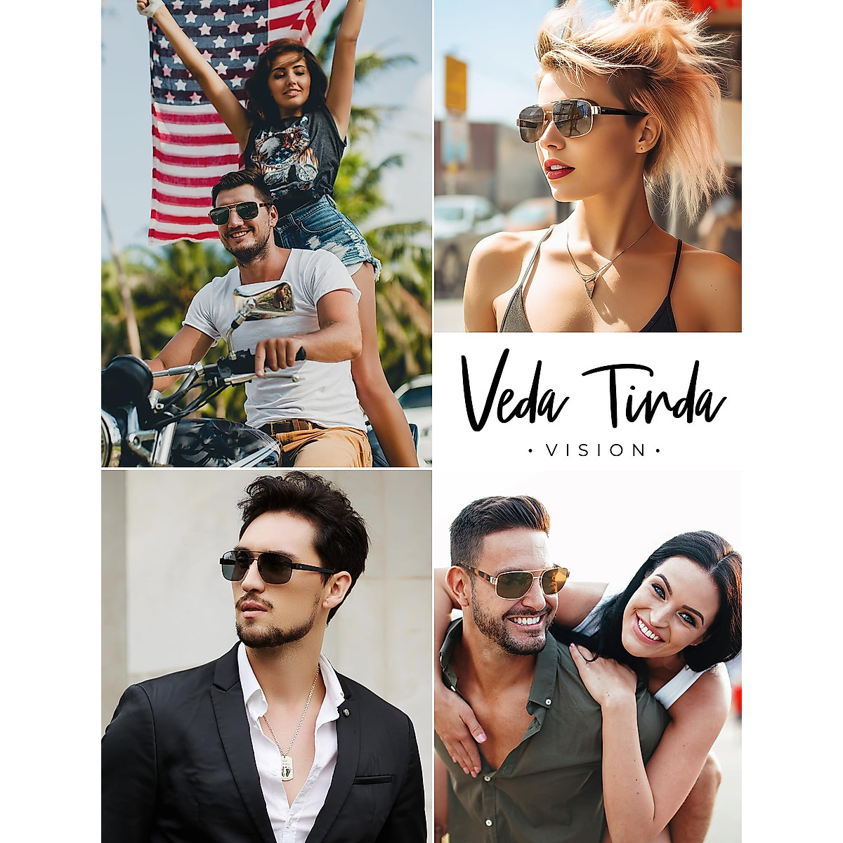 Veda Tinda Vision Big Aviator Sunglasses Gold Frame Black Polarized Oversized Mens Womens Glasses Retro Fashion Men Sun glasses