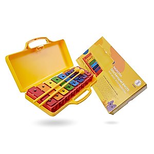 RAONZENA Professional Xylophone 25note, Glockenspiel,Xylophone for kids,Xylophone for gift,Glockenspiel that learns the basics of music (8note rainbow)