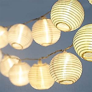 CozyHome Outdoor Lights for Patio | Solar Outdoor Lights 20 LEDs | Solar Lights Outdoor Garden | Solar String Light Lantern | Outdoor Solar String Lights | Solar String Lights Outdoor Garden