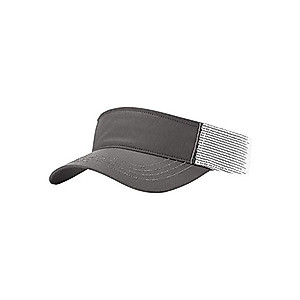 Richardson Trucker Visor Adjustable Charcoal/ White