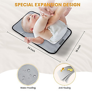 LOVEVOOK Diaper Bag Backpack with Insulated Pockets, Changing Pad, Pacifier Case - Anti-Theft Travel Bag for Women