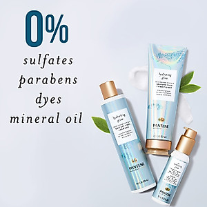 Pantene Sulfate Free Conditioner, Hydrates Dry Damaged Hair, Nutrient Blends with Baobab Essence, Safe for Color Treated Hair, 8.0 oz