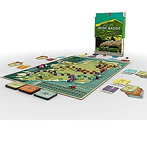 Capstone Games: Irish Gauge, Strategy Board Game, High Player Interaction, Quick 60 Minute Play Time, 3 to 5 Players, Ages 12 and Up