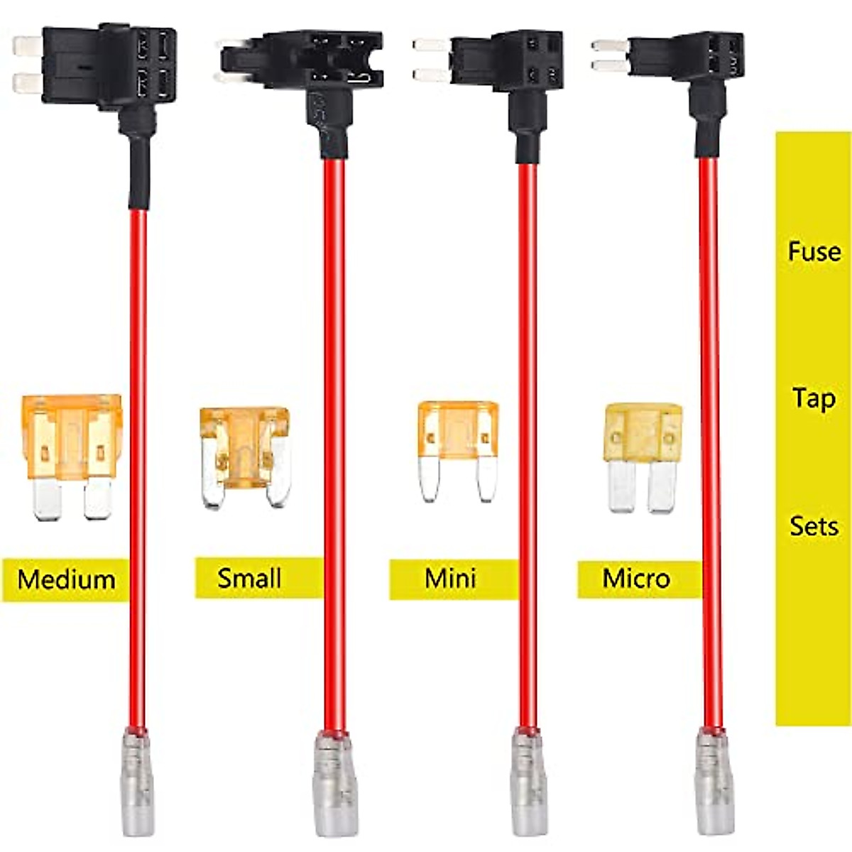 Converts 12V-24V to 5V/2A USB-C Hard Wire Kit for T130 Dash Cam, Low Voltage Protection Dash cam hardwire kit USB c Compatible for VIOFO HK4, AUTO-VOX V5 Apeman C880 goPro