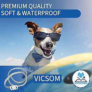 4 Pack Flea Collar for Dogs, Dog Flea and Tick Collar 8 Months Flea and Tick Prevention for Dog, Waterproof Adjustable Puppy Collar Natural Tick and Flea Collars for Small Medium Large Dogs, Grey