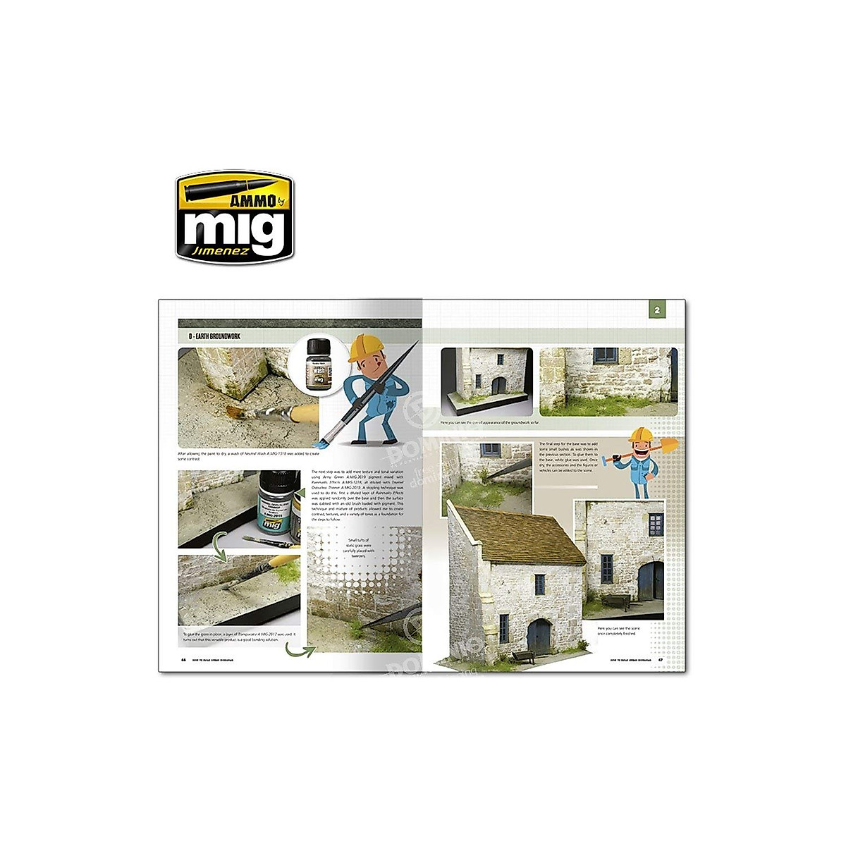 AMM6215 AMMO by Mig - Modelling School: How to Build Urban Dioramas