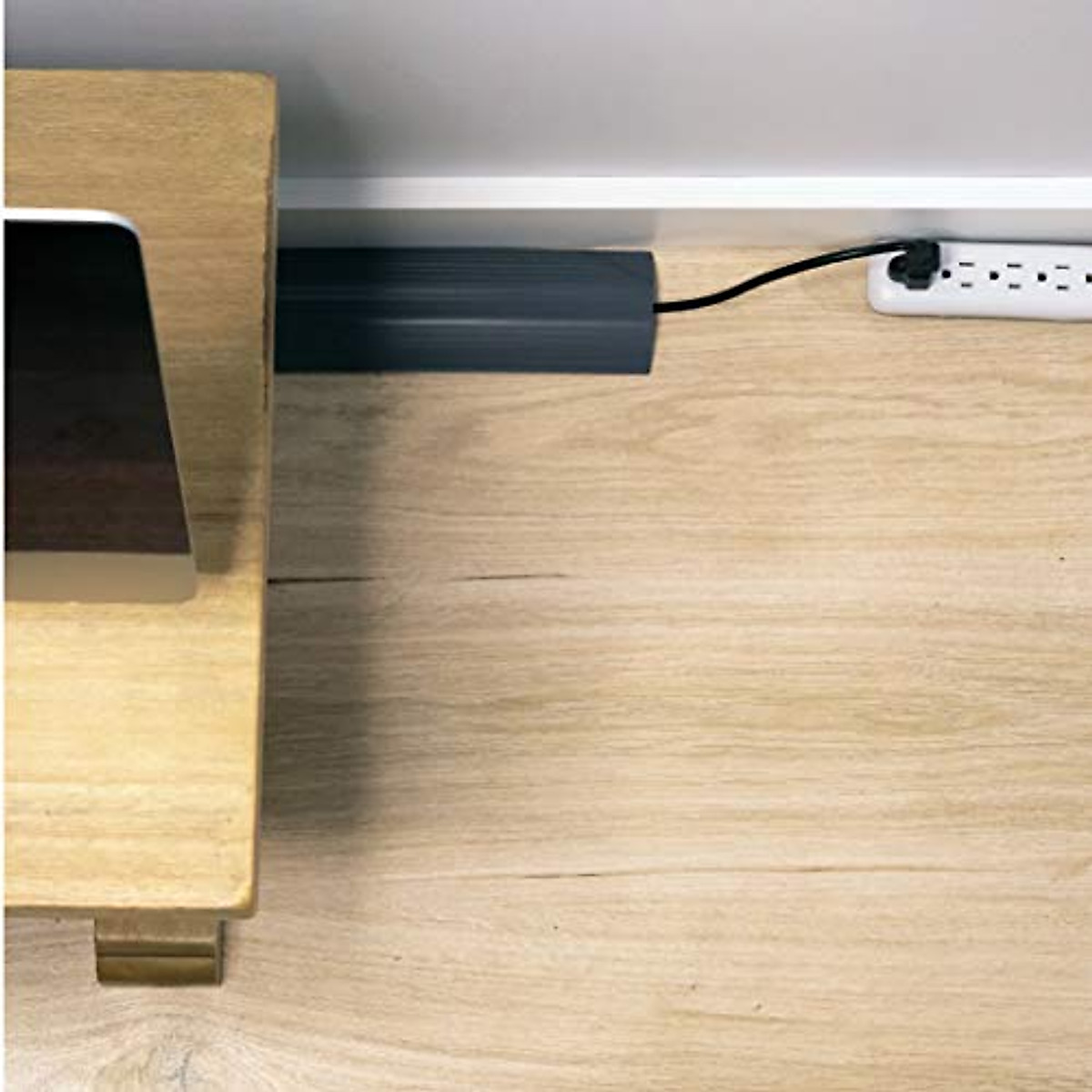 Cable Man Floor Cord Cover and Cable Protector for Cable Management, 3 in. x 5 ft., Gray, 6000-G5C