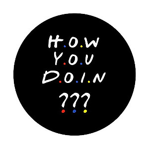 Cool How You Doin Funny 90s Flirting Quote PopSockets PopGrip: Swappable Grip for Phones & Tablets