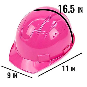 RK-HP14, Hard Hat Cap Style with 4 Point Ratchet Suspension, 1EA (HI VIS Pink)