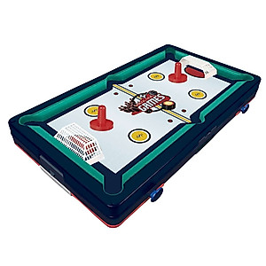 Franklin Sports Table Top Sports Game Set - 5-in-1 Sports Center Indoor Sports Games - Tabletop Soccer, Basketball, Hockey, Bowling + Pool
