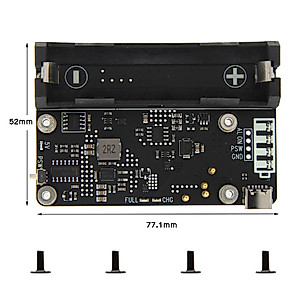 Geekworm X306 V1.3 UPS Expansion Board for Raspberry Pi Zero 2W (Not Include Raspberry Pi&Battery)