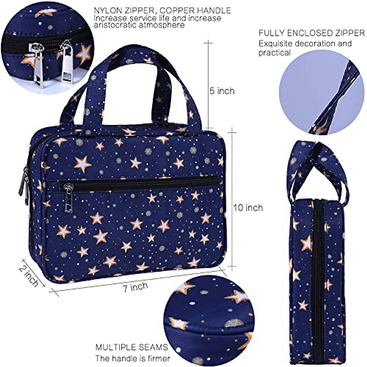 Bible Case, Bible Cover for Men, Black Canvas Bible Bag with Pocket Zip Large Size Bible Carrying Cases, Christian Gifts for Boy Father and Kids, Church Bible Covers for Bible Study