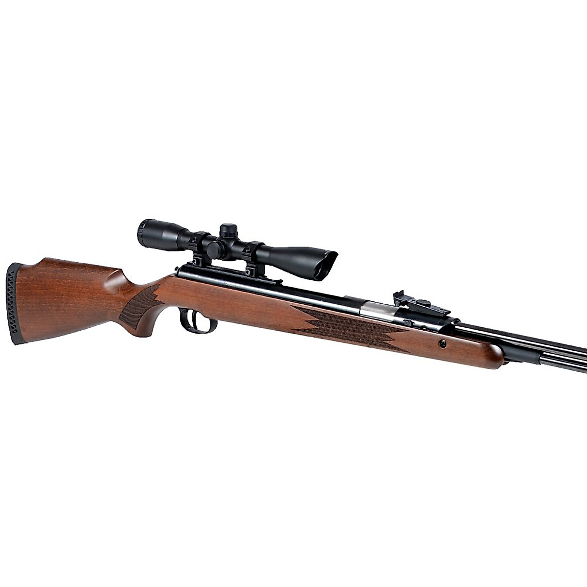 UTG 4X32 1" Hunter Scope, Mil-dot, Airgun Rings, Adj@35 Yds , Black