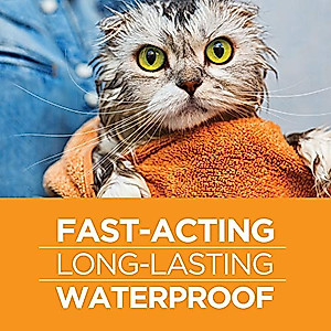 TevraPet FirstAct Plus Flea and Tick Prevention for Cats Over 1.5lbs, 6 Monthly Doses, Topical Drops