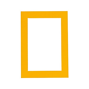 12x18 Mat Bevel Cut for 11x17 Photos - Acid Free Golden Orange Precut Matboard with Backing Board and Crystal Clear, Self Seal Photo Mat Bag - for Pictures, Photos, Framing - 4-ply Thickness