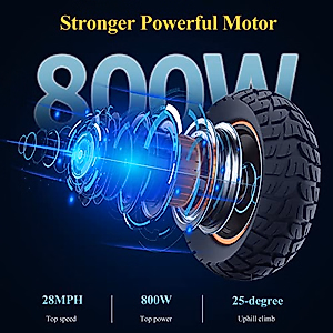 iENYRID Commuter Electric Scooter for Adults with Seat, 800W e Scooter up to 28 mph, 31 Miles with 48V UL Certified Battery, Folding Electric Scooter for Adults 10 inch Pneumatic Tires, Ship from US